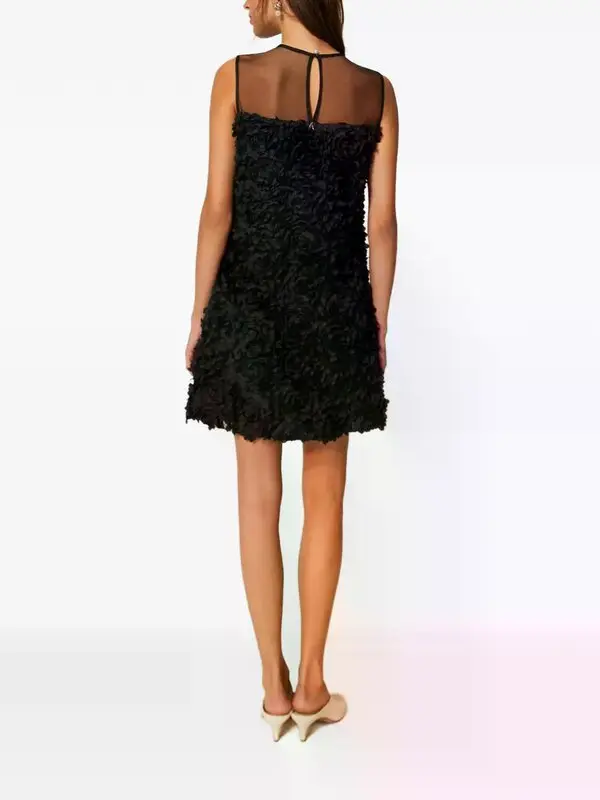 TWINSET Floral Tulle Mini Dress