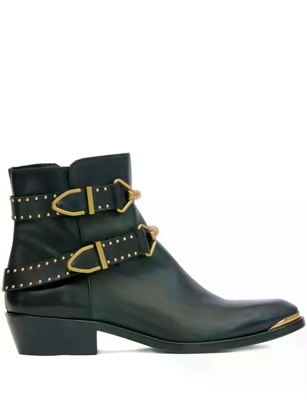 Isabel Marant Étoile 35mm Zalya Studded Boots - Black