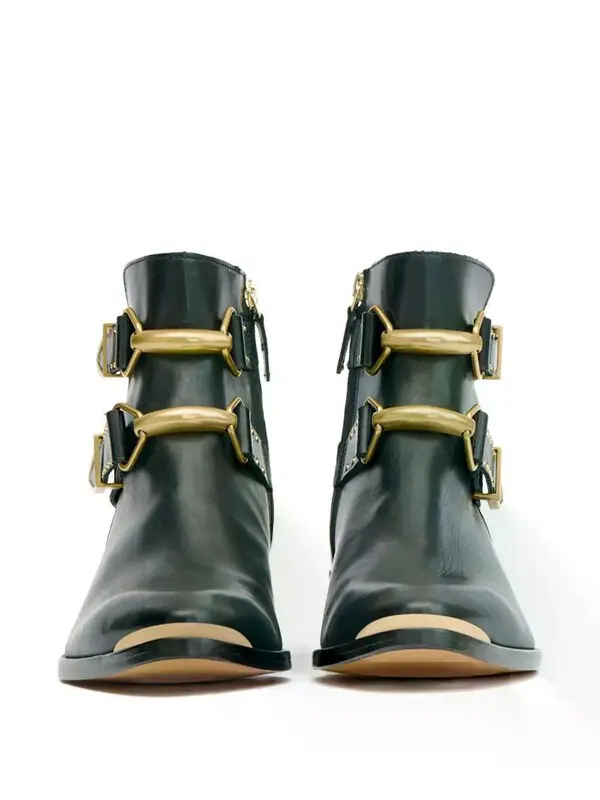 Isabel Marant Étoile 35mm Zalya Studded Boots - Black