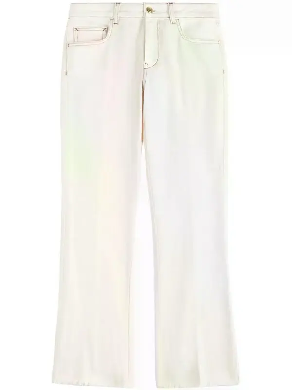 FAY Cropped Jeans - White