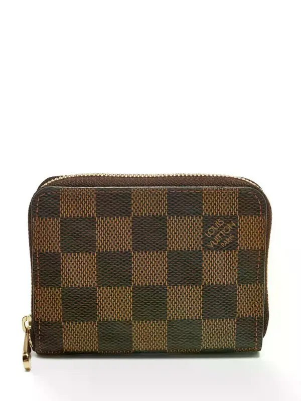 LOUIS VUITTON 2010 Damier Ebène Wallet - Brown