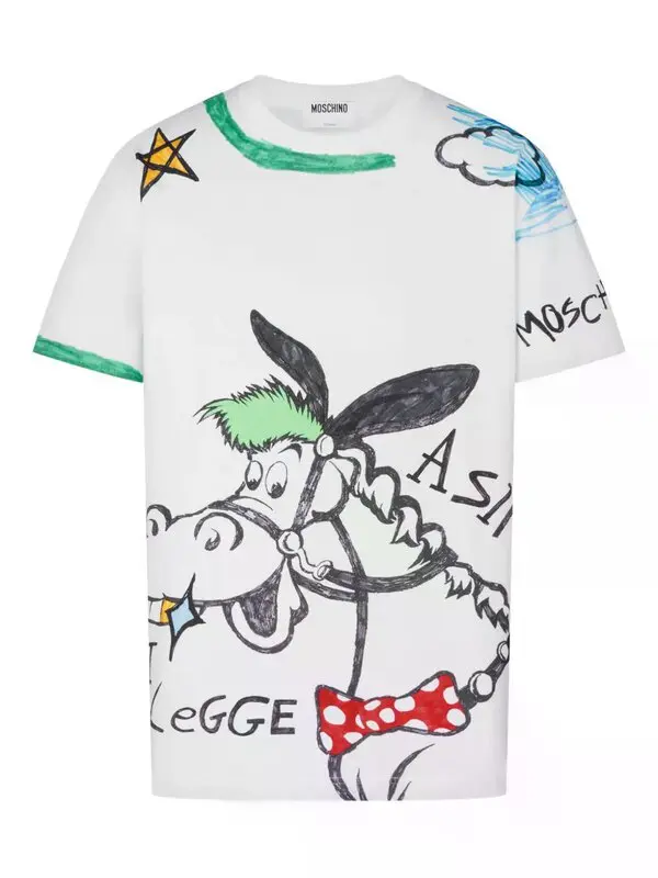 Moschino Graphic-print T-shirt - White