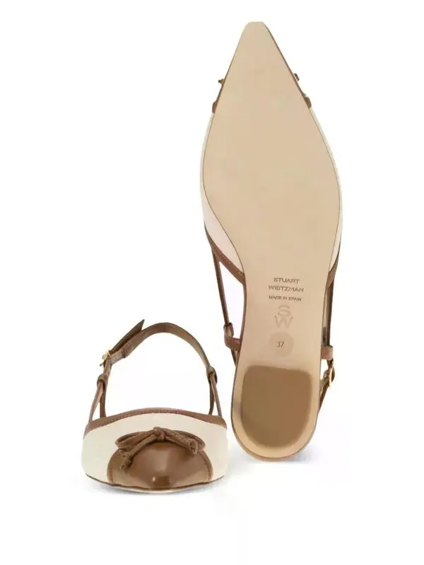 STUART WEITZMAN Kitty Pointed-toe Slingback Pumps