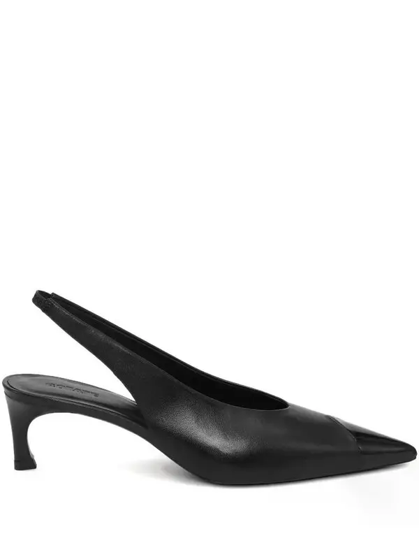 ROTATE BY BIRGER CHRISTENSEN Leather Slingback Pumps - Black