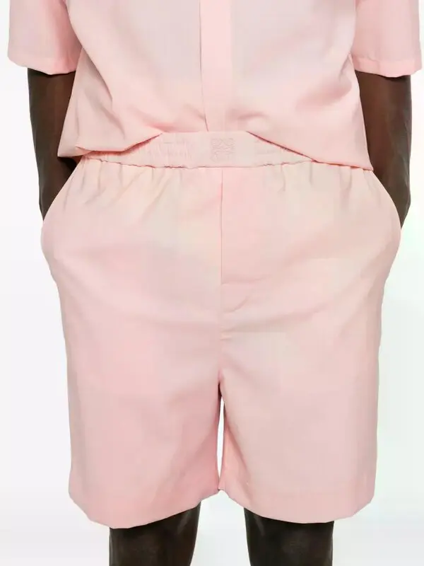Loewe Elastic-waistband Shorts - Pink