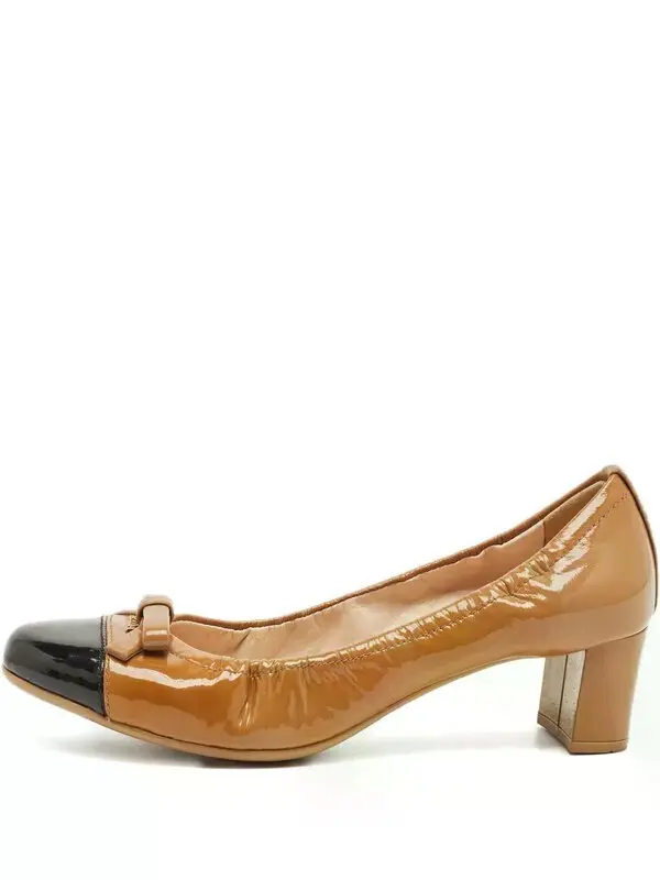Prada Cap-toe Bow Pumps