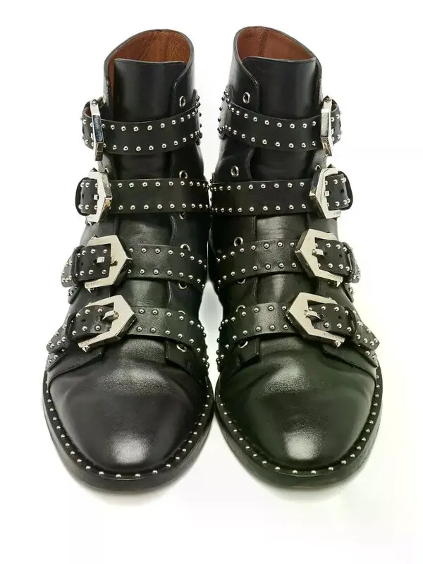 Givenchy Studded Buckle Ankle Boots