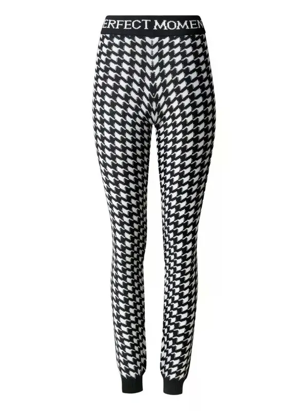Perfect Moment Houndstooth Logo-waistband Pants