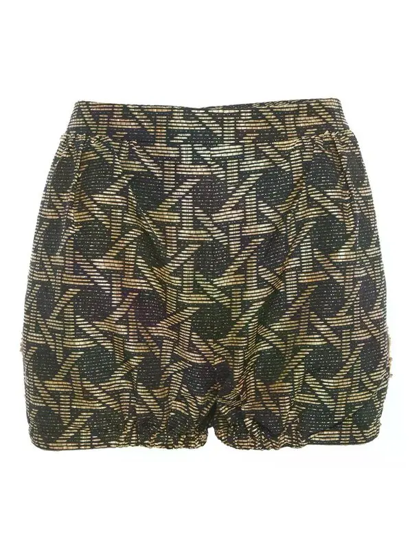Dsquared2 Jacquard Frayed Shorts