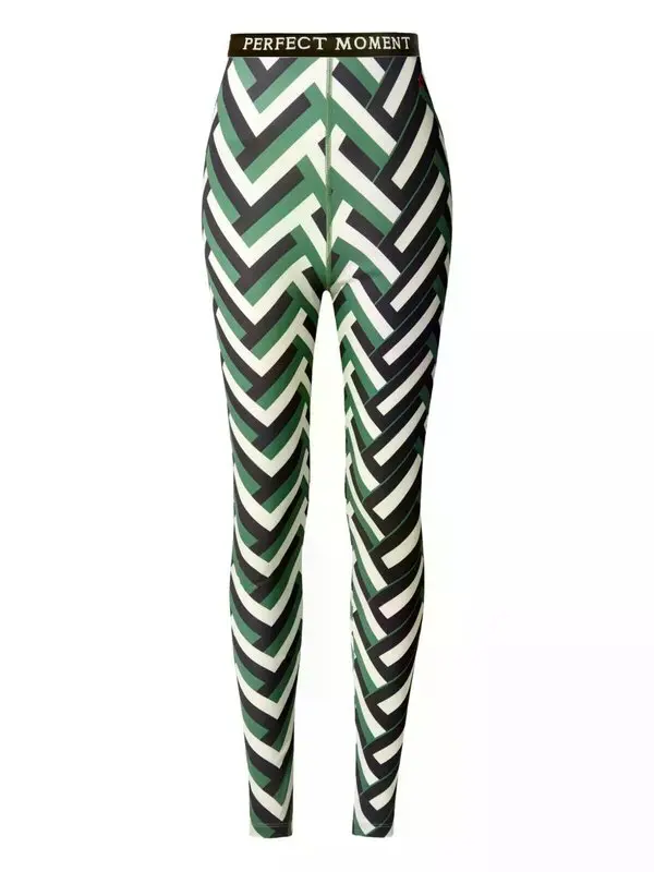 Perfect Moment Base Layer Leggings - Green