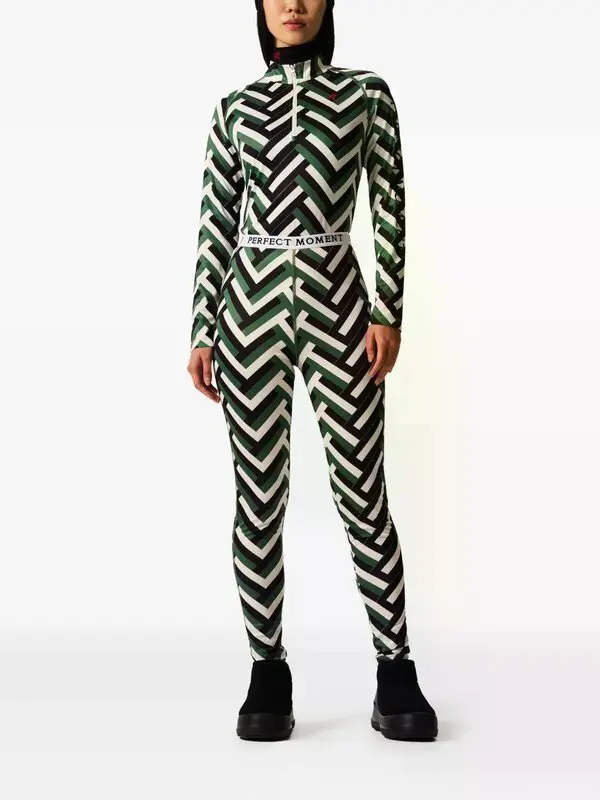 Perfect Moment Base Layer Leggings - Green