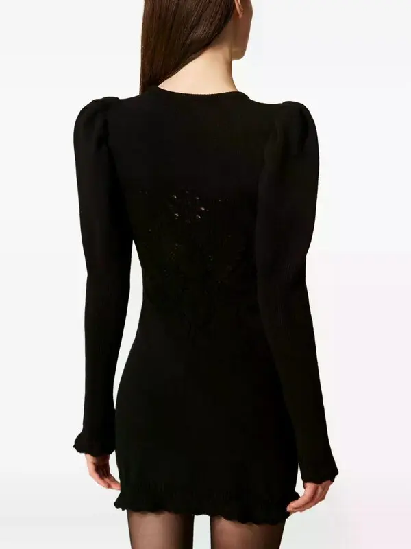 TWINSET Crochet-knit Mini Dress
