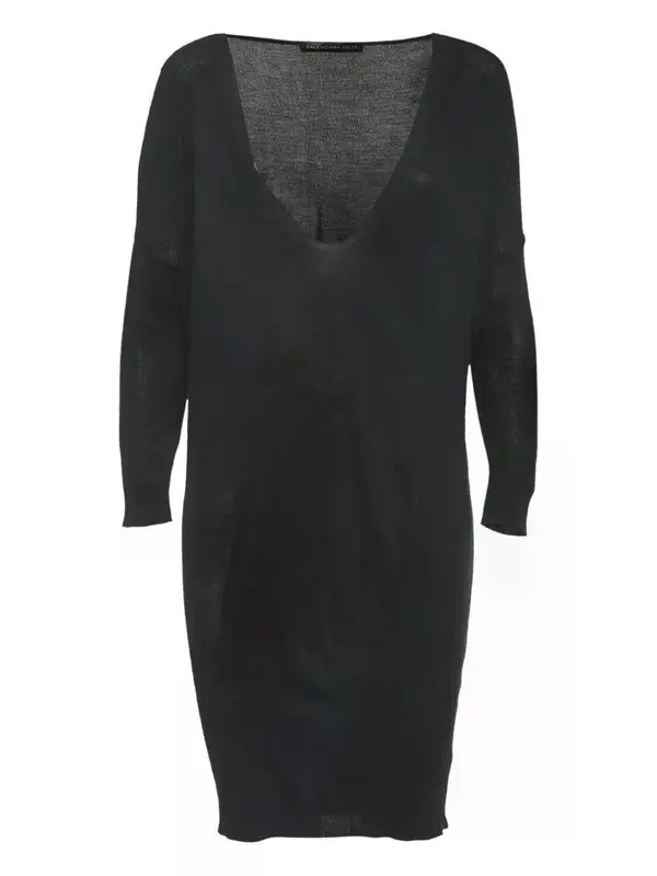 Balenciaga V-neck Knitted Dress