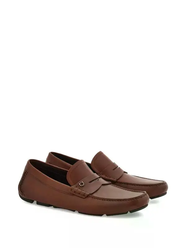 FERRAGAMO Gancini-buckle Loafers