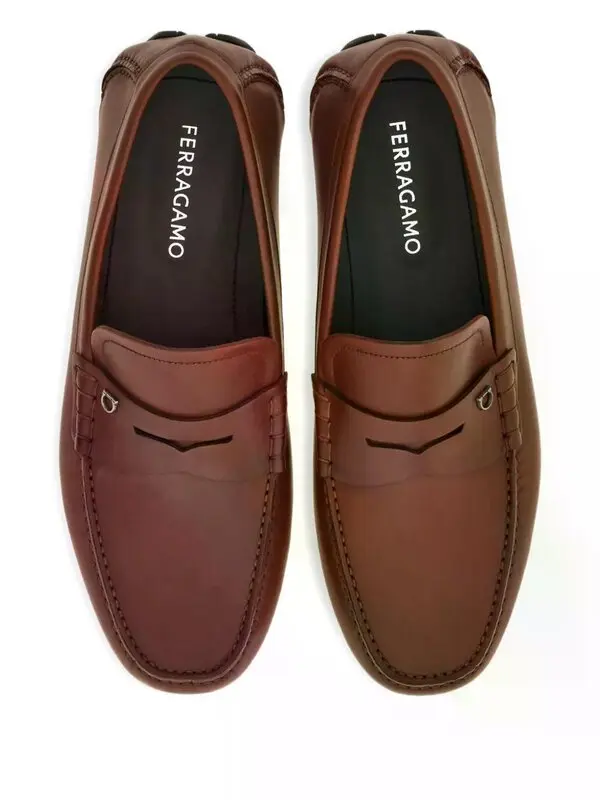 FERRAGAMO Gancini-buckle Loafers