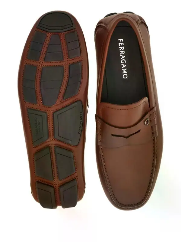 FERRAGAMO Gancini-buckle Loafers