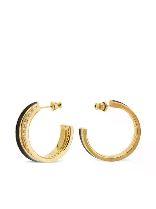 FERRAGAMO Round Hoop Earrings - Gold
