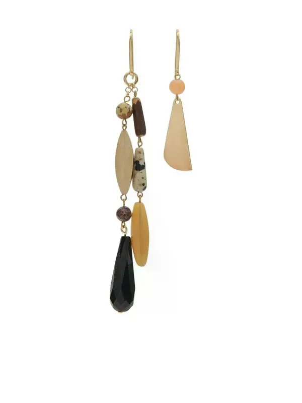 Isabel Marant Asymmetric Mahi Drop Earrings - Gold