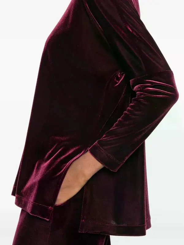 BLANCA VITA Round-neck Long-sleeve Top