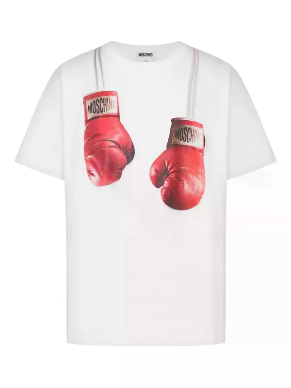 Moschino Boxing-gloves Print T-shirt