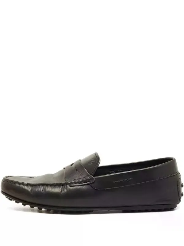 TOD'S Leather Loafers - Black