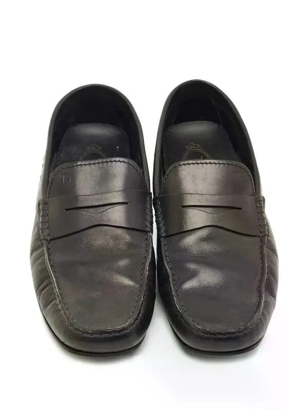 TOD'S Leather Loafers - Black