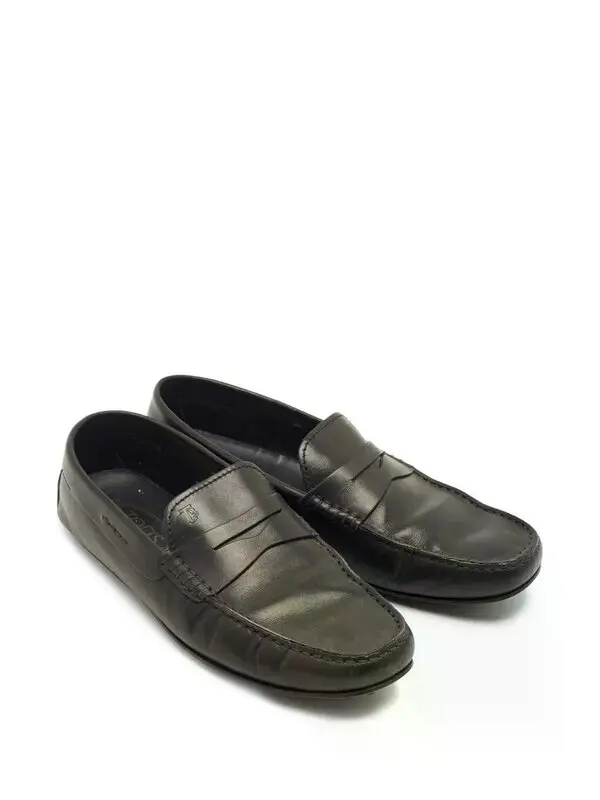 TOD'S Leather Loafers - Black