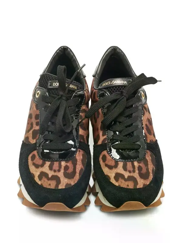 Dolce & Gabbana Leopard Print Sneakers