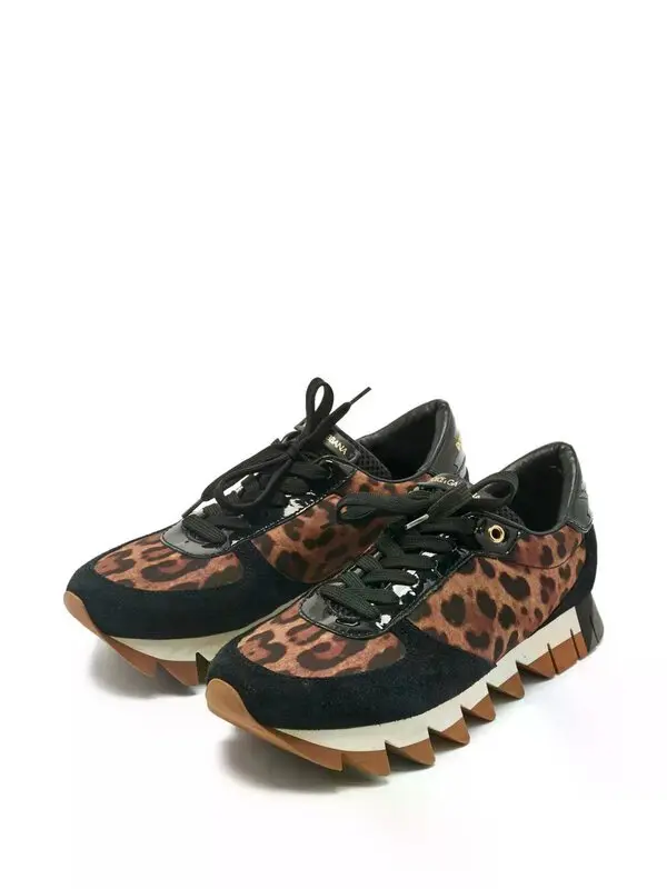 Dolce & Gabbana Leopard Print Sneakers