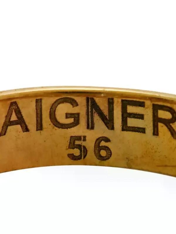 AIGNER Enamel Logo Ring