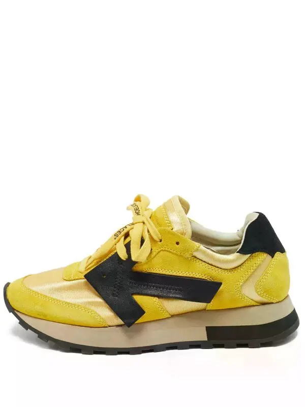 Off-White Runner Suede Sneakers