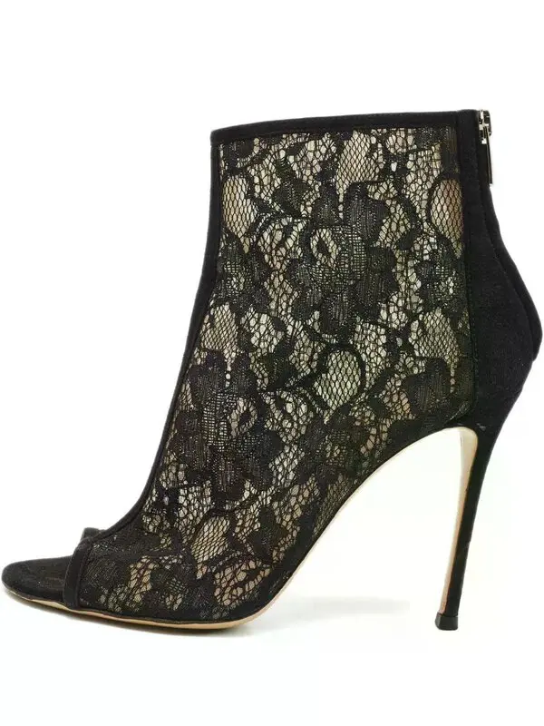 GIANVITO ROSSI Lace Ankle Boots