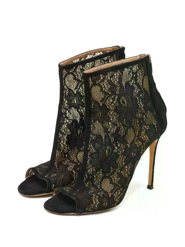 GIANVITO ROSSI Lace Ankle Boots