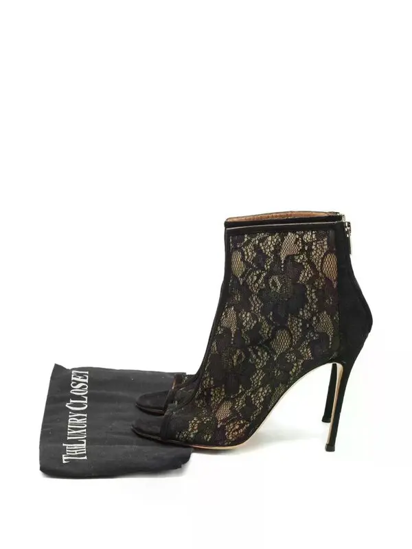 GIANVITO ROSSI Lace Ankle Boots