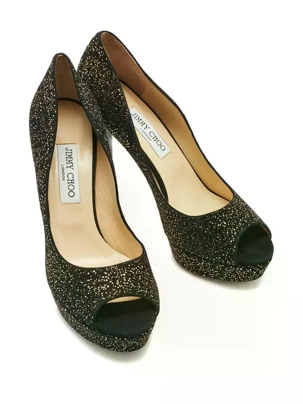 JIMMY CHOO Peep-toe Platform Pumps