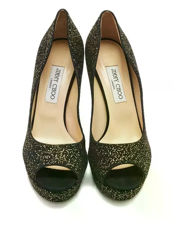 JIMMY CHOO Peep-toe Platform Pumps