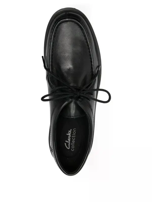 Clarks Berwick Seam Lace-up Leather Loafers