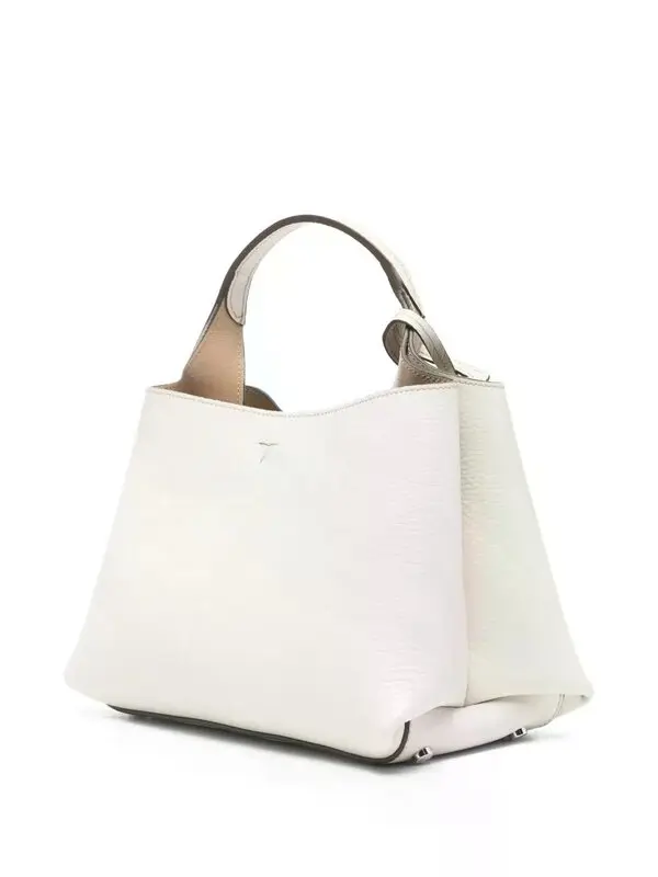 TOD'S Micro Logo-charm Tote - White