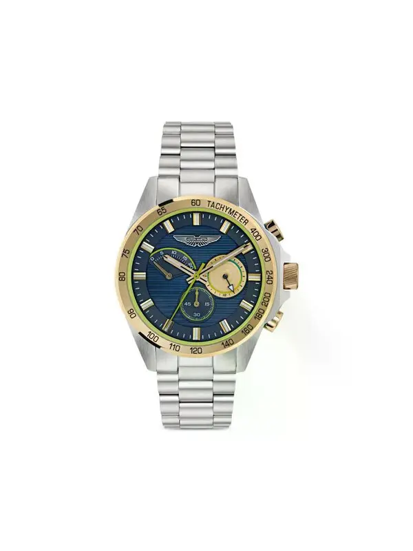 ASTON MARTIN WATCHES 44mm Chronograph Bracelet Watch - Blue
