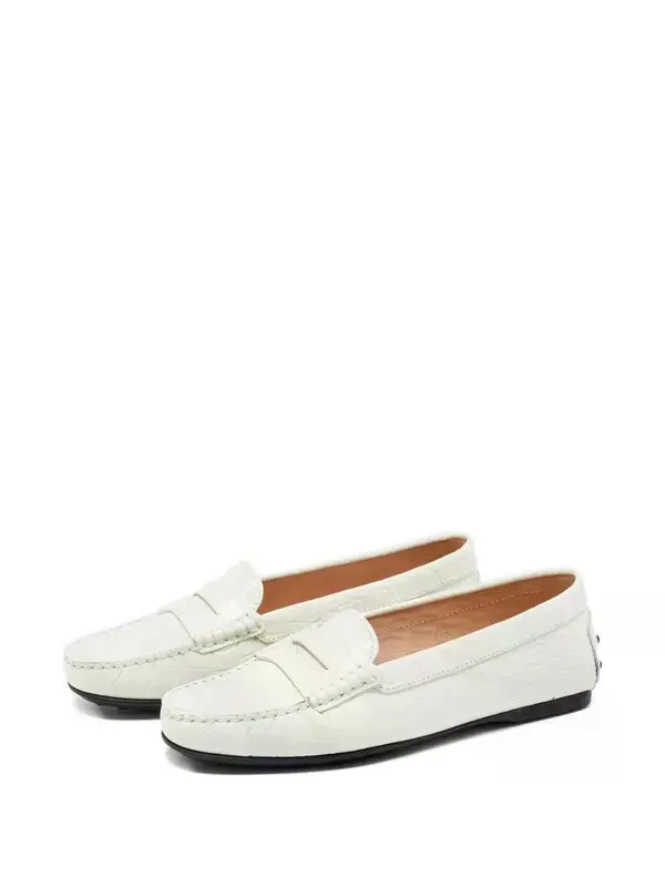 TOD'S Croc-embossed Loafers