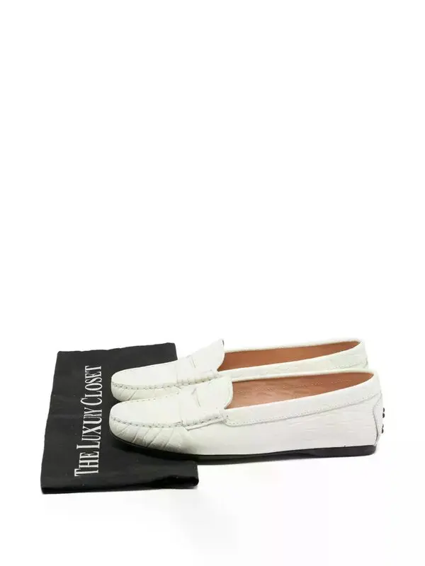 TOD'S Croc-embossed Loafers