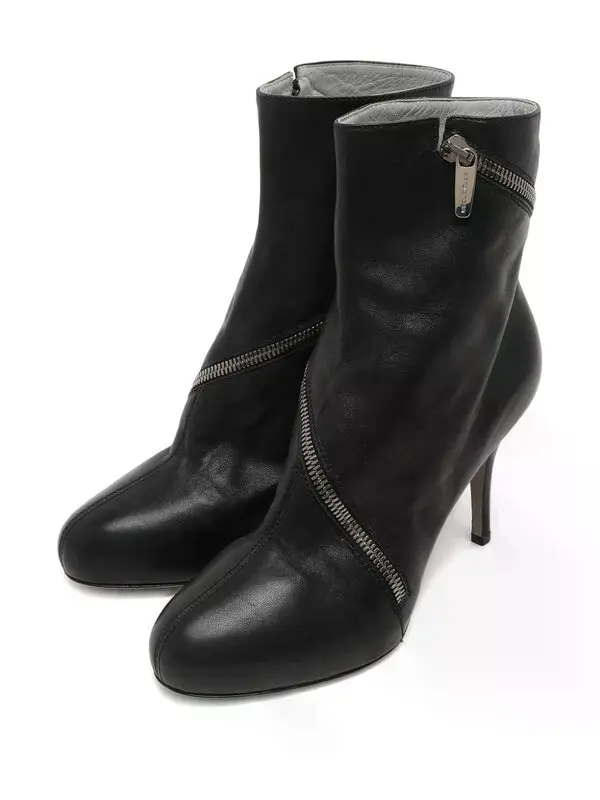 SERGIO ROSSI Leather Ankle Boots