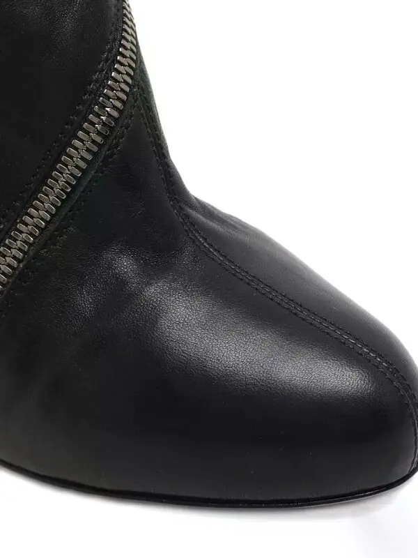 SERGIO ROSSI Leather Ankle Boots