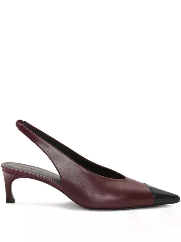 ROTATE BY BIRGER CHRISTENSEN Slingback Leather Pumps - Red