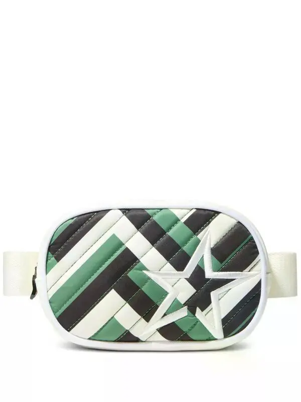 Perfect Moment Star-motif Quilted Mini Belt Bag - Black