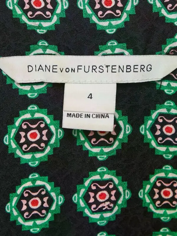 Diane Von Furstenberg Geometric-print Silk Jumpsuit