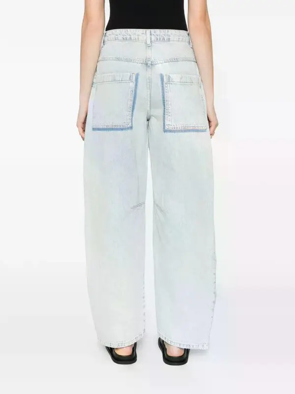 HERSKIND Buttoned Wide-leg Jeans