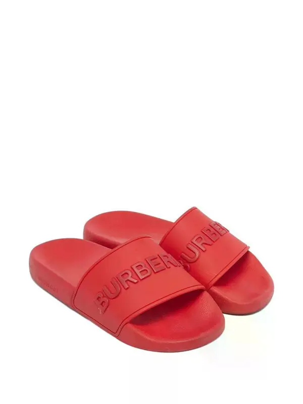 Burberry Embossed Logo Slides