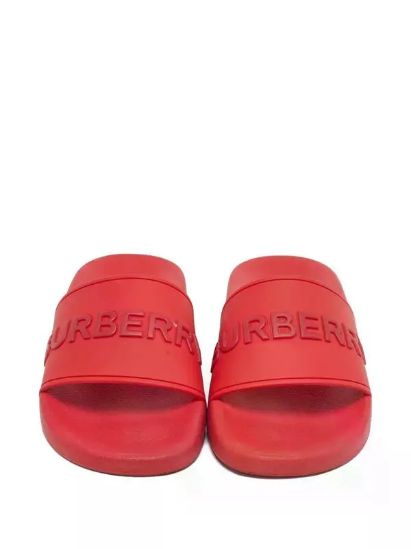 Burberry Embossed Logo Slides