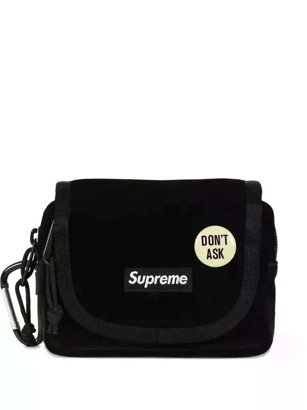 Supreme Logo-patch Belt Bag - Black